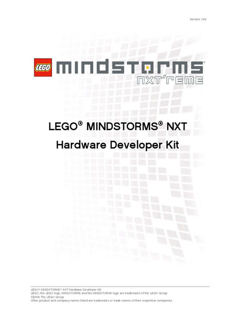 Lego Mindstorms NXT Hardware Developer Kit | PDF | Computer Hardware ...