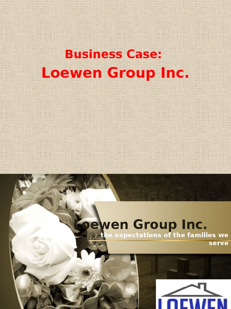 Loewen Group Inc. | PDF | Margin (Finance) | Swot Analysis