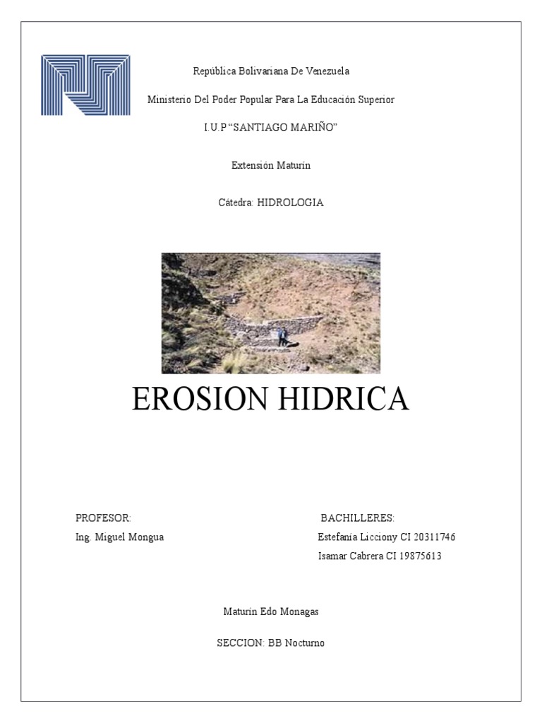 Hojas De Trabajo Sobre El Clima Y La Erosión