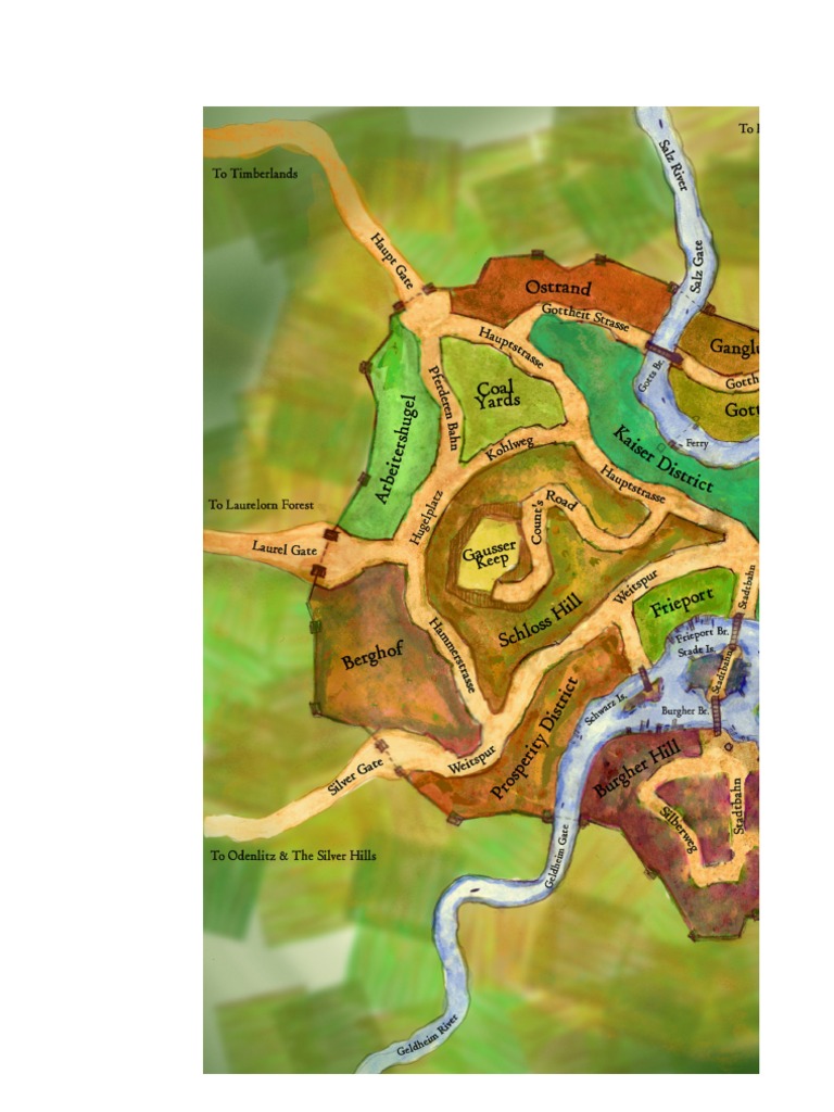 WFRP Map: Empire Salzenmund | PDF