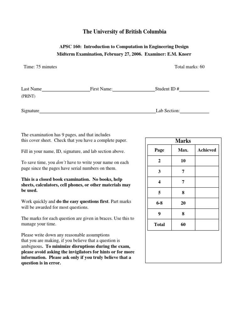 Apsc 160 (Ubc) | Download Free PDF | Natural Gas | Control Flow