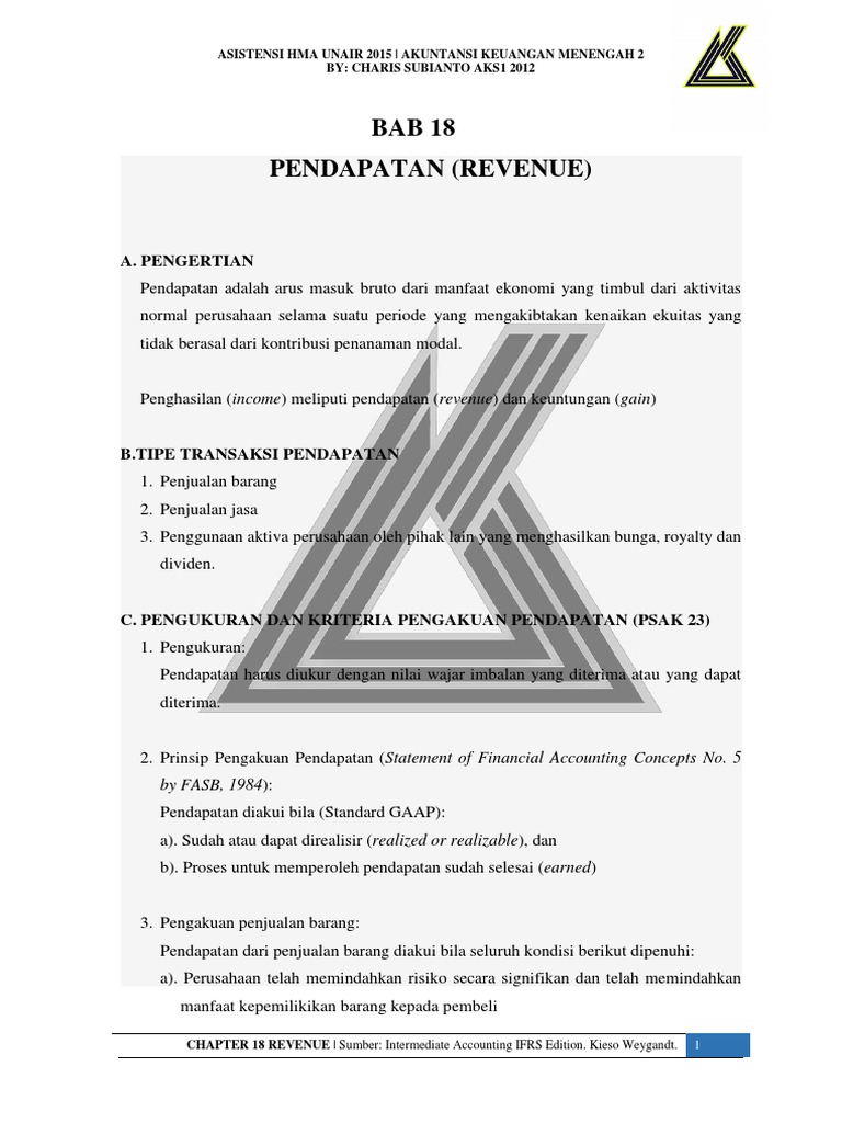 Chapter18 Revenue | PDF