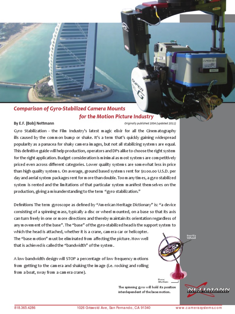 Guide to Gyro-Stabilized Camera Systems | PDF | Gyroscope | Camera
