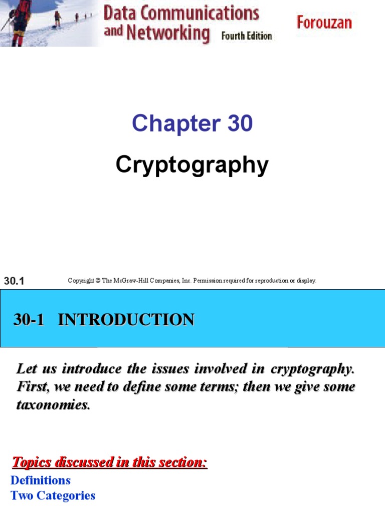 Cryptography Forouzan | PDF | Cryptography | Cipher