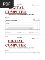 Printable Cash Voucher Template | PDF