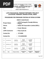 Pre-Hydrotest Check List-Format | PDF