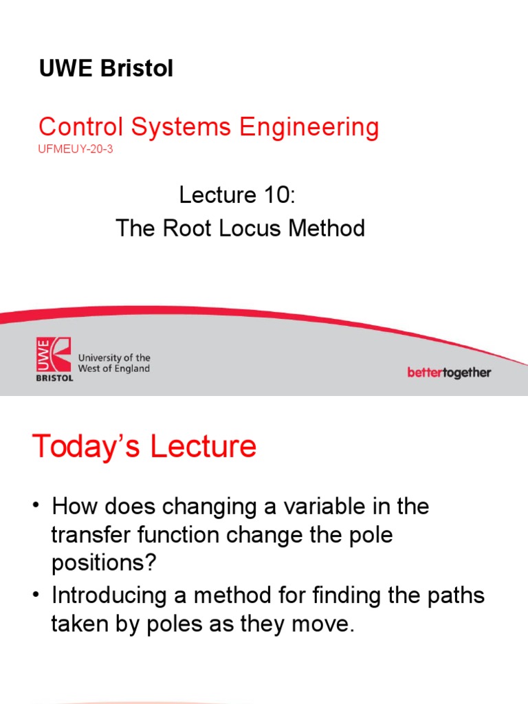10 Root Locus | PDF | Control Theory | Teaching Mathematics
