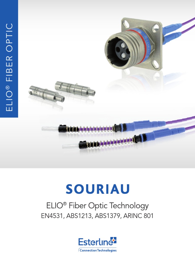 Elio | PDF | Electrical Connector | Optical Fiber