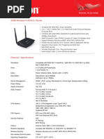 F2 Datasheet v1 | PDF | Wireless Lan | Ieee 802.11