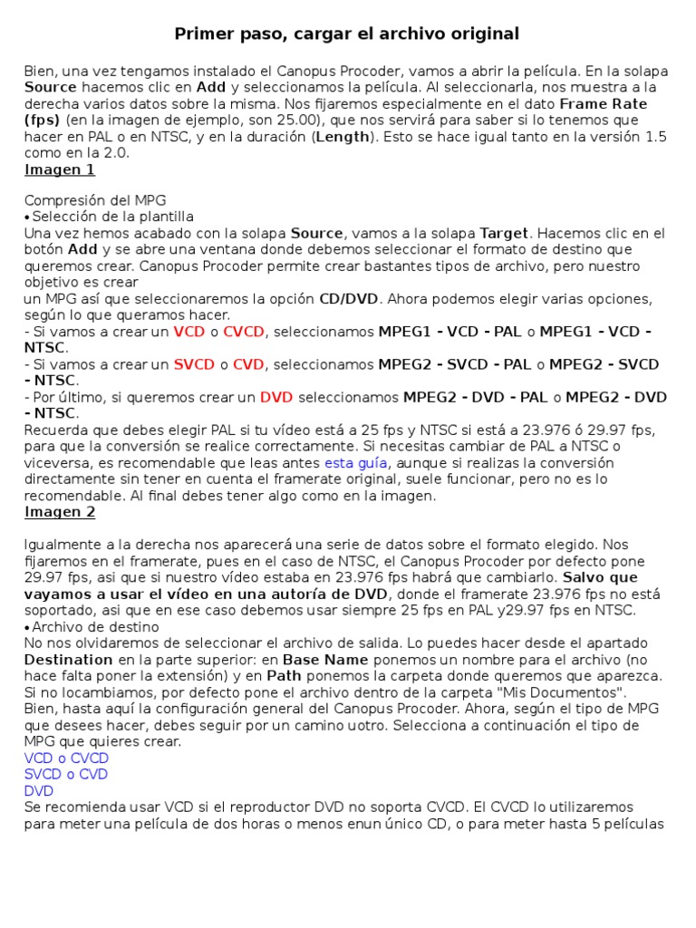 Comenzar A Configurar Comenzar A Configurar Canoous ProcoderCanoous ...