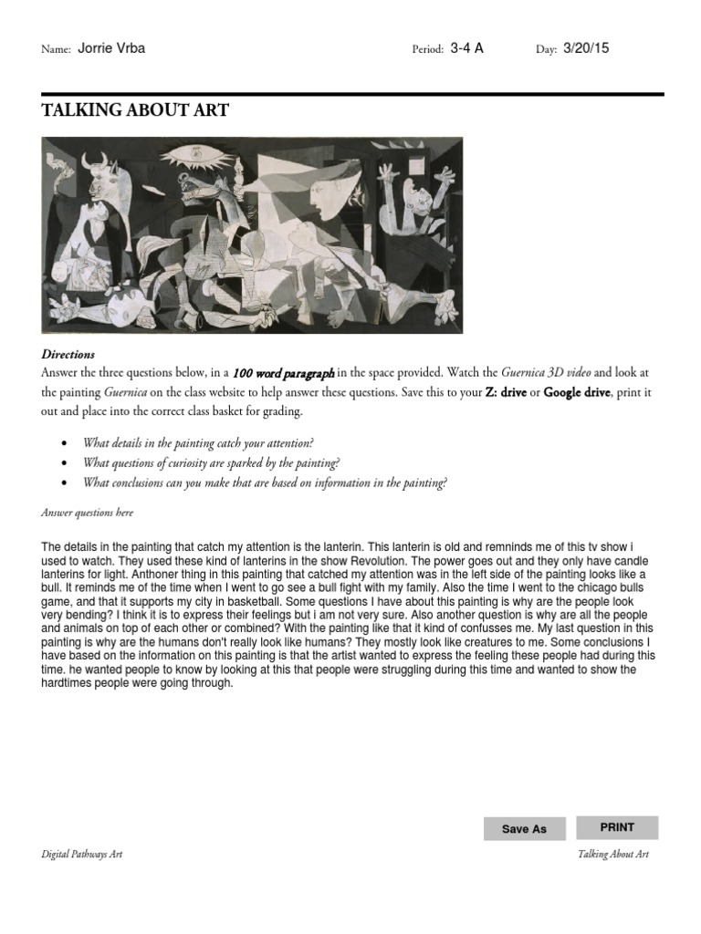 Talking About Art | PDF