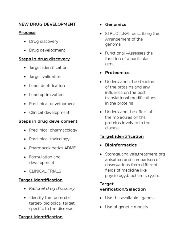 New Drug Development Process Explained | PDF