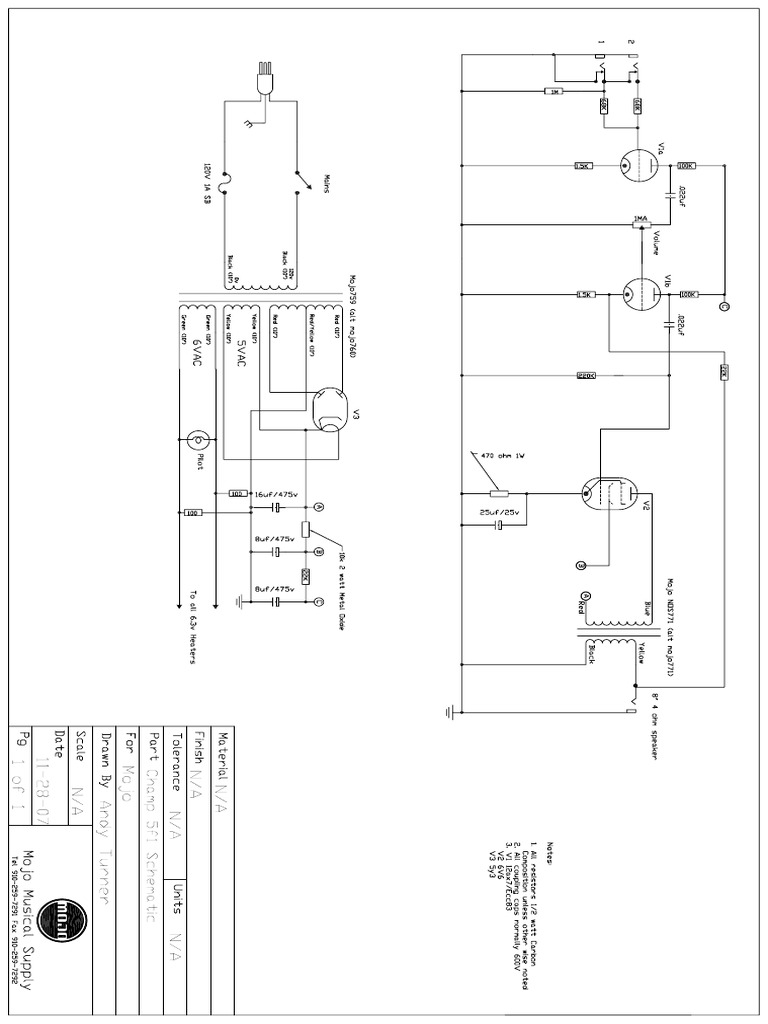 Champ 5f1 Schematic