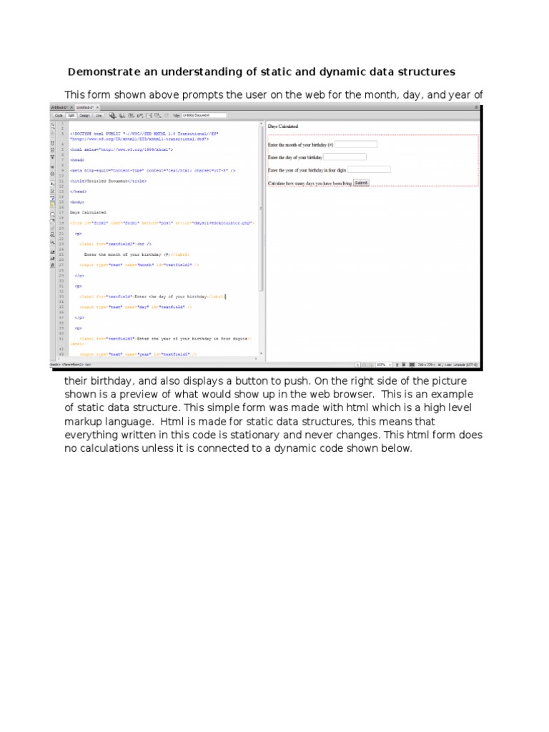 Understanding Static vs Dynamic Data Structures | PDF