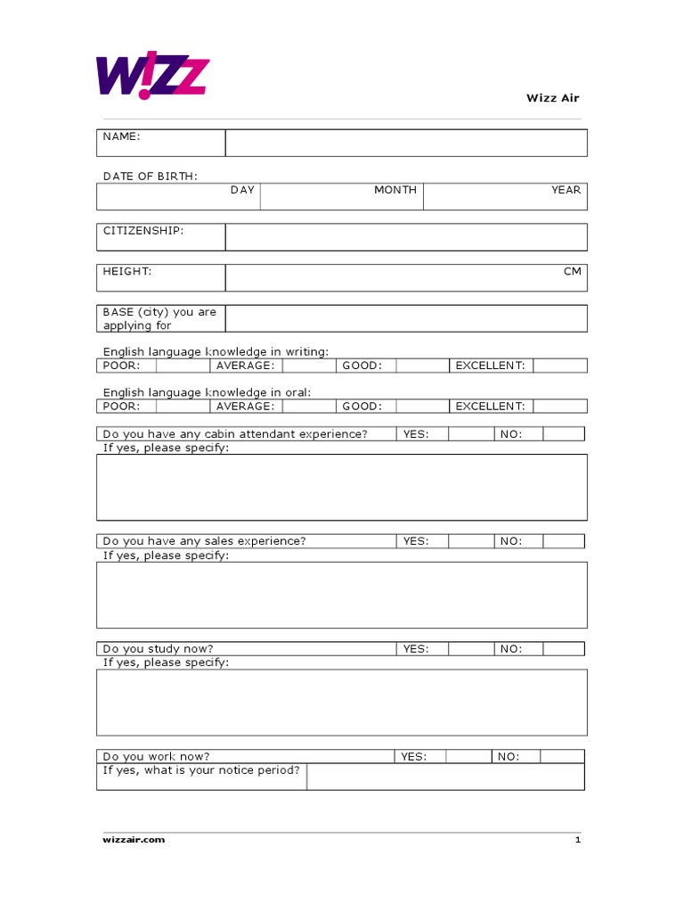 Cabin Crew Chart | PDF | Lifestyle