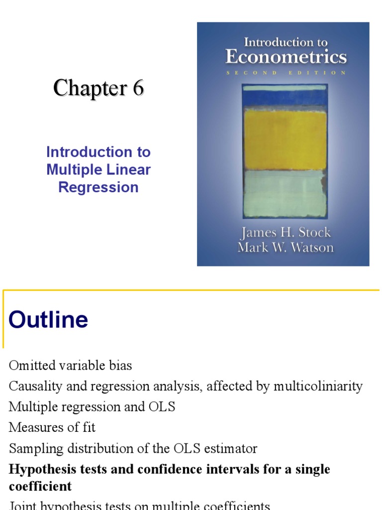 Introduction To Multiple Linear Regression | PDF | Ordinary Least Squares | Regression Analysis
