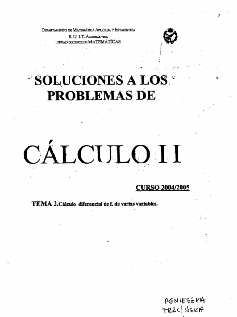 Calculo II | PDF