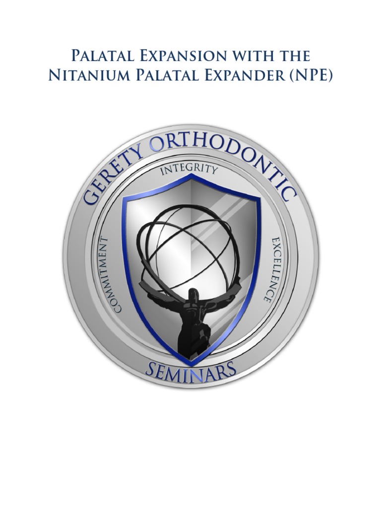 07 Palatal Expansion With The Nitanium Palatal Expander | PDF ...