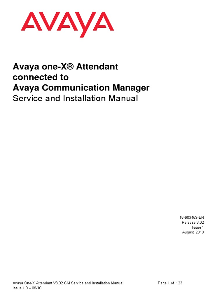 Avaya Onex-X Connected CM PDF | PDF | Windows Server 2003 | Microsoft ...
