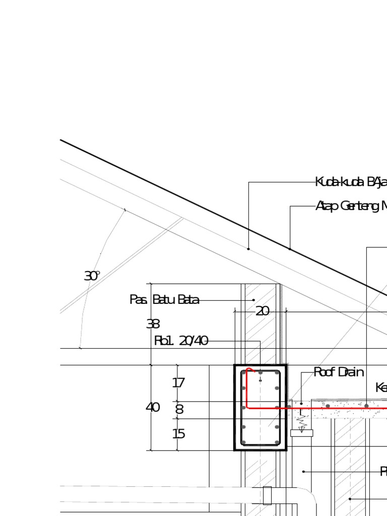 Gambar Persiapan Tulangan Talang Cor Pada Tulangan Balok Keliling (Ring ...