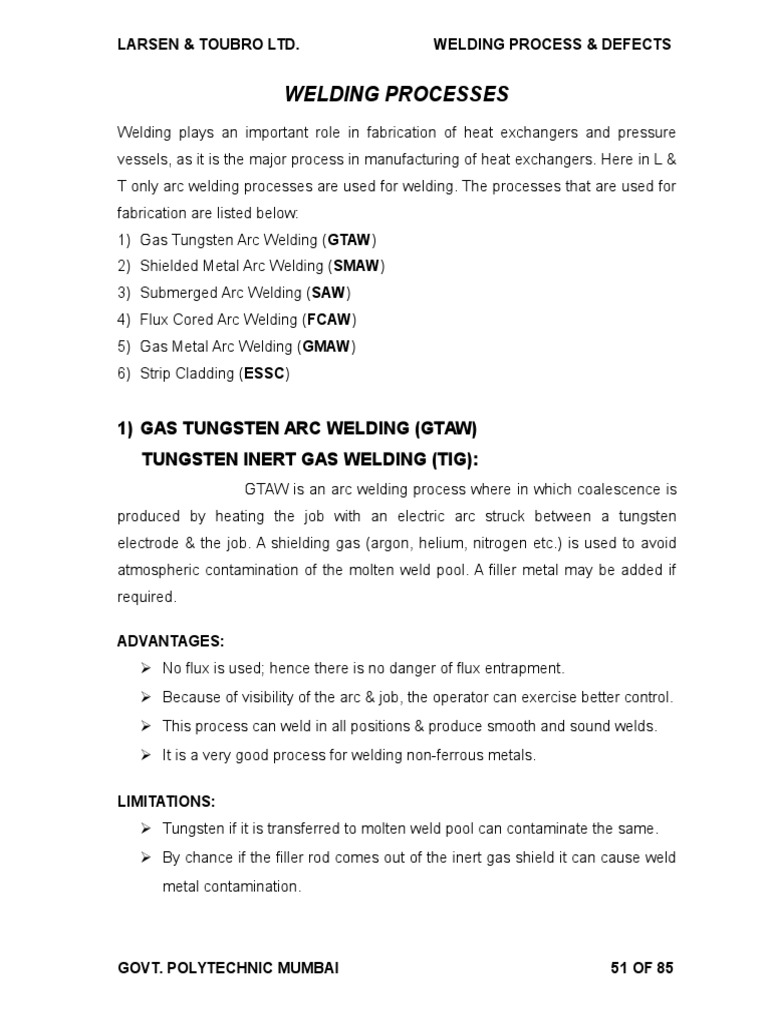 Welding Process & Defects | PDF | Welding | Construction