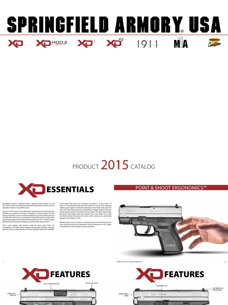 2015 Springfield Armory Catalog | PDF | Handgun | Rifle