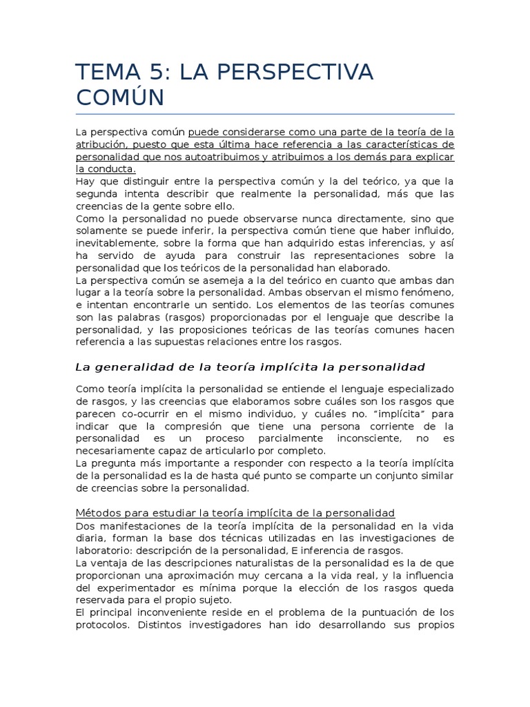 Sara Hampson TEMA 5 | PDF | Inferencia | Teoría