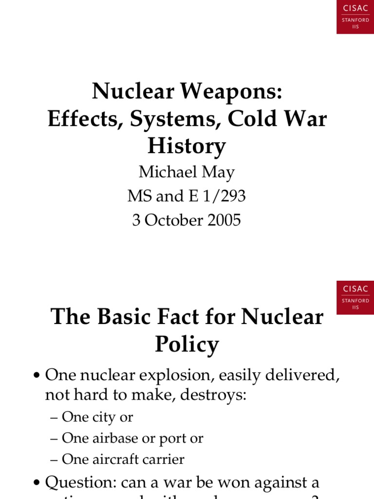Nuclear Weapons: Effects and History | PDF | Nuclear Proliferation ...