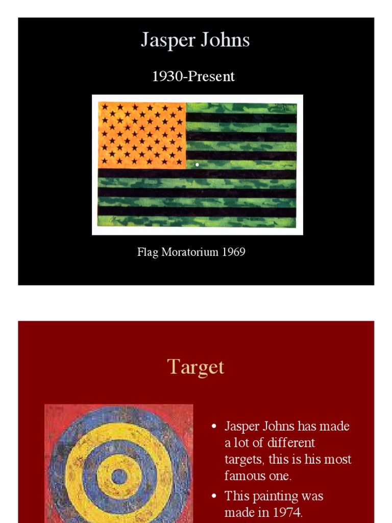 Jasper Johns Presentation | PDF