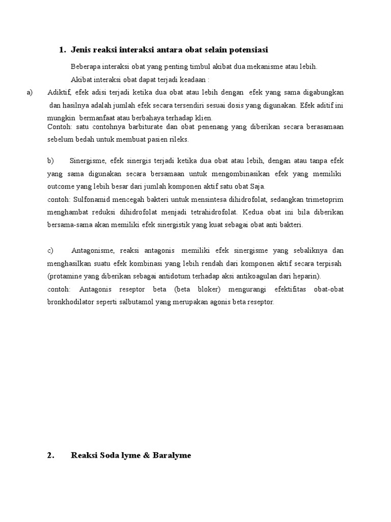 Reaksi Sodalyme Dan Baralyme | PDF | Sains & Matematika