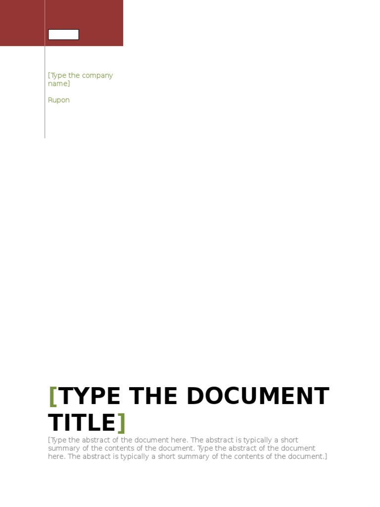 Type The Document Title | PDF