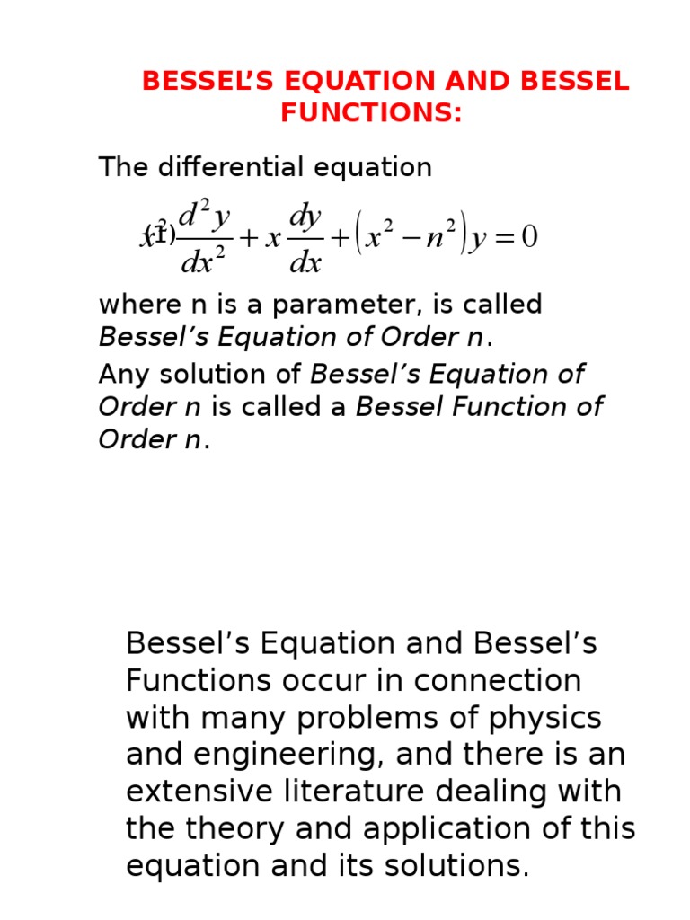 Bessel | Equations | Trigonometric Functions | Free 30-day Trial | Scribd