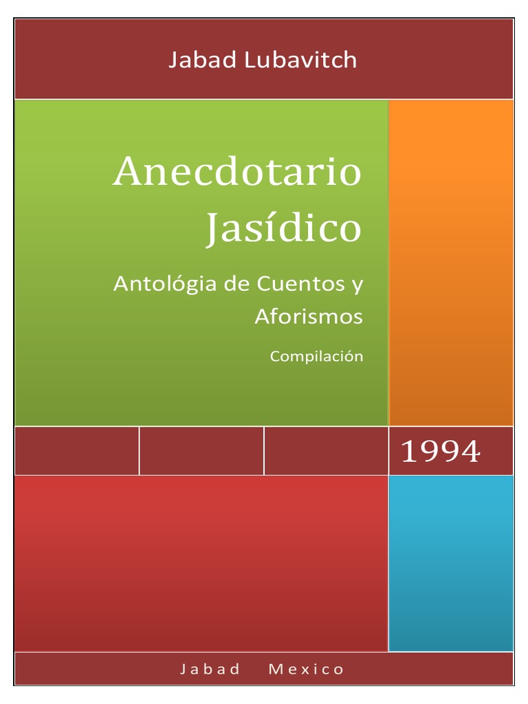 Anecdotario Jasídico. Antológia de Cuentos y Aforismos | PDF | Jabad ...