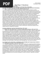 IB History Paper 2 ALL Past Questions | PDF | Authoritarianism ...