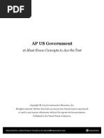 AP U.S. Government Overview Cheat Sheet | PDF | Federal Government Of ...