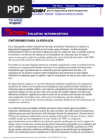 NIOSH Faja Lumbar | PDF | Factores humanos y ergonomía | Especialidades Medicas