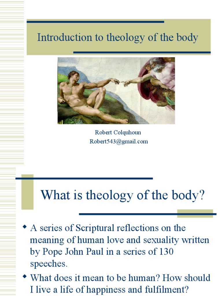 Introduction To Theology of The Body | PDF | Celibacy | Lust