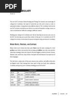 SAT Roots, Prefixes, and Suffixes Guide | PDF | English Language ...