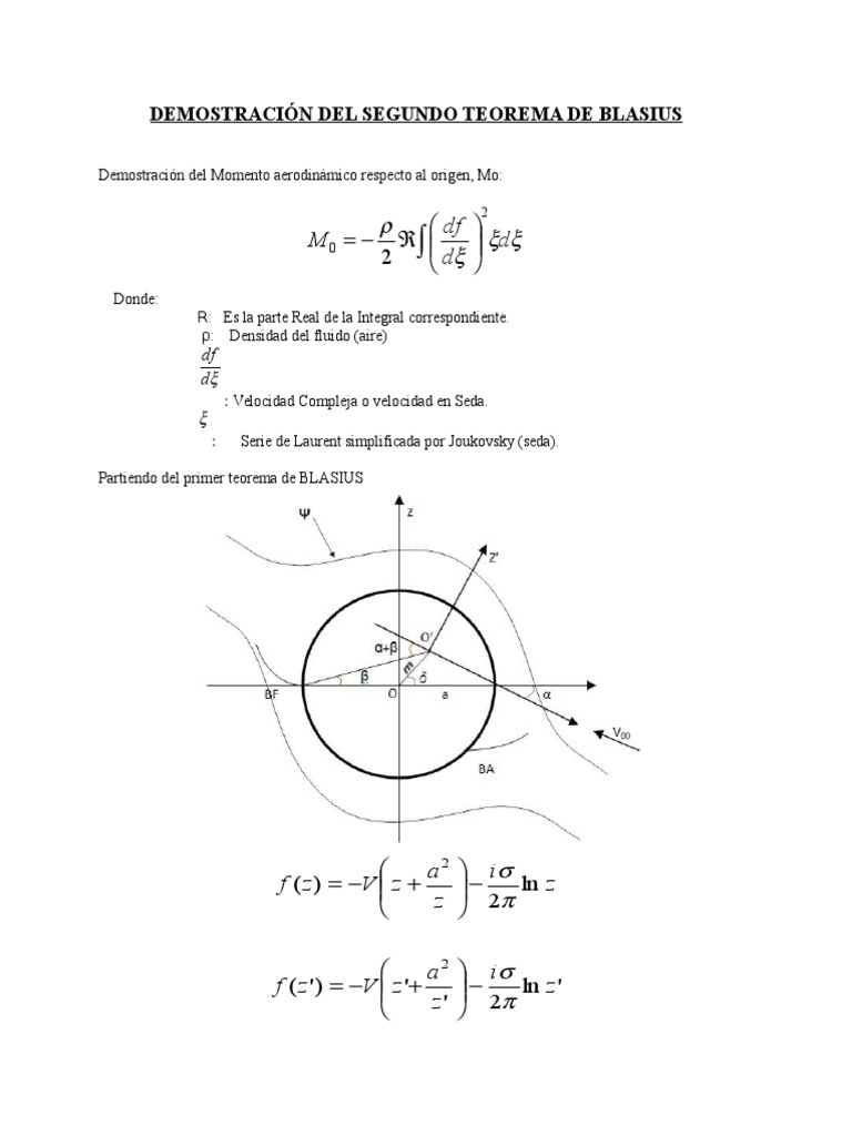2 Teorema de Blasius | PDF | Cálculo | Conceptos matemáticos