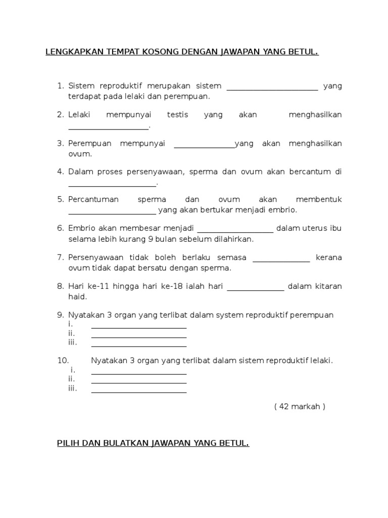 Pendidikan Kesihatan Tahun 5 | PDF