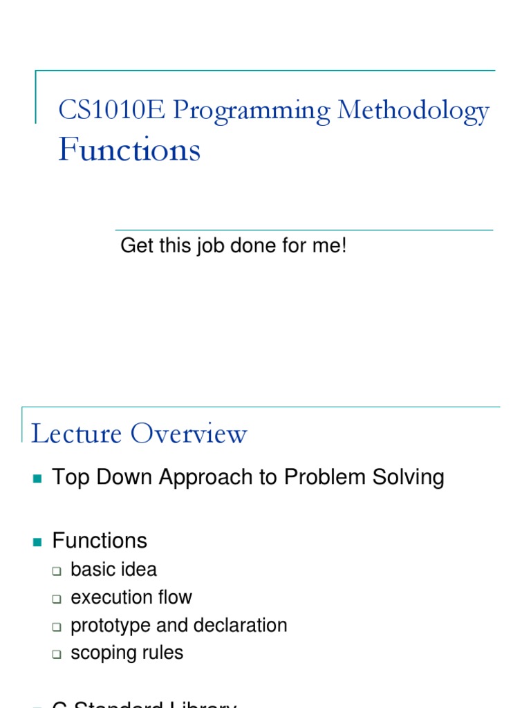 L3 Functions Pdf Parameter Computer Programming Subroutine 4303
