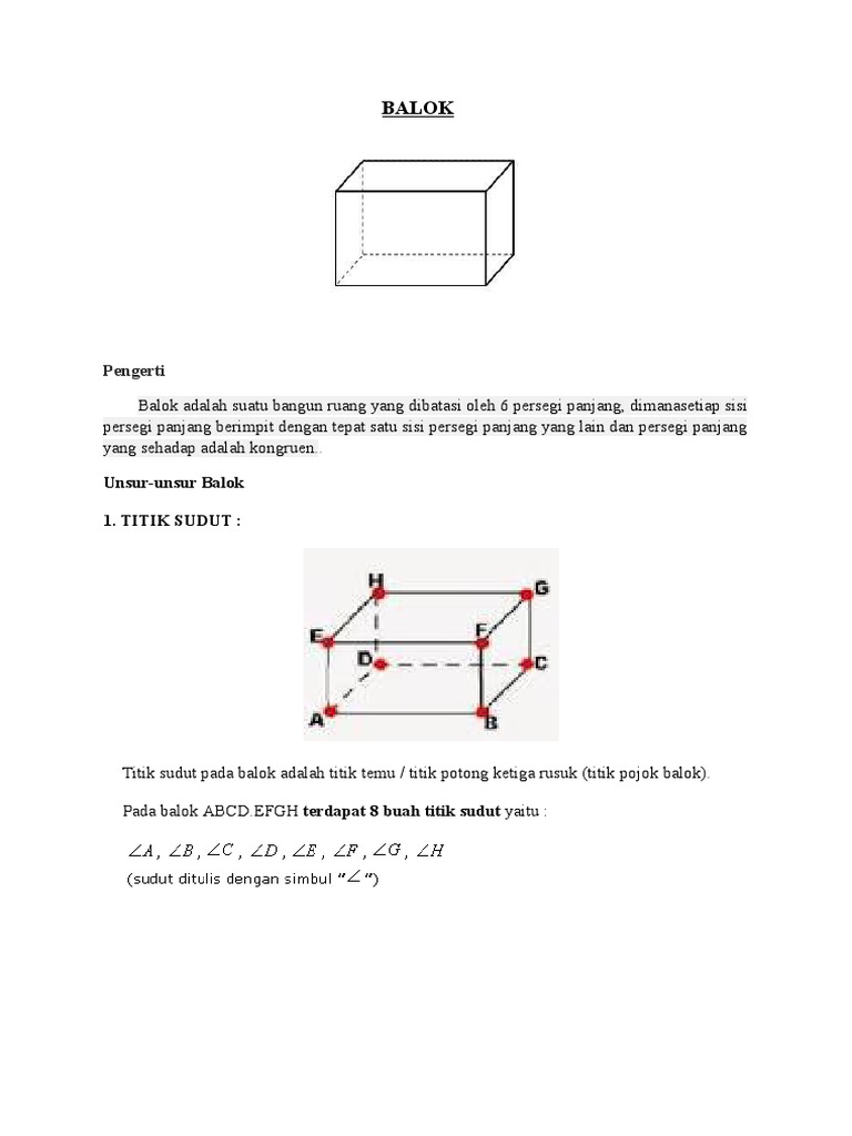 BALOK | PDF | Metode & Bahan Ajar
