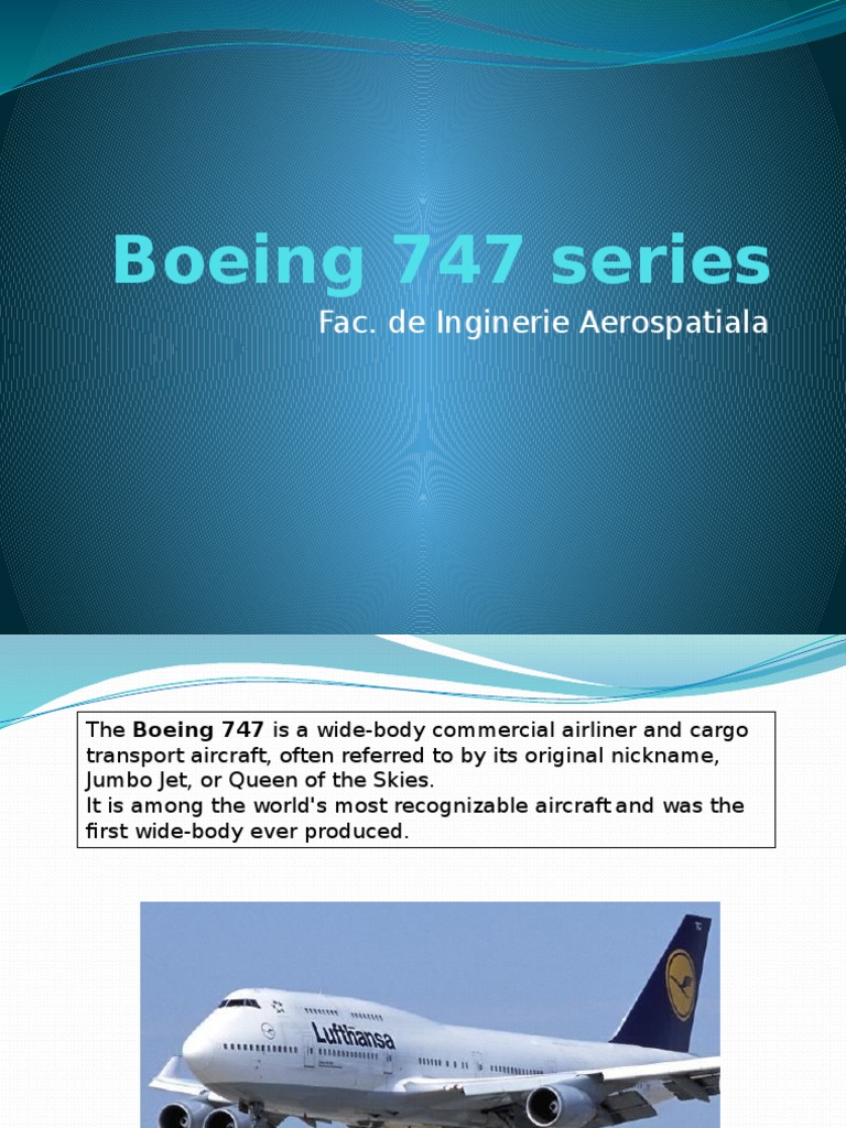 Overview of Boeing 747 Series | PDF