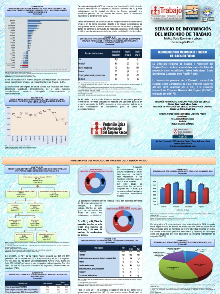 Triptico 022013 OSEL Pasco | PDF | Población | Pobreza