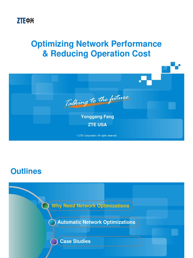 1 ZTE Optimization of Network Performance 2 | PDF | Telecommunications ...