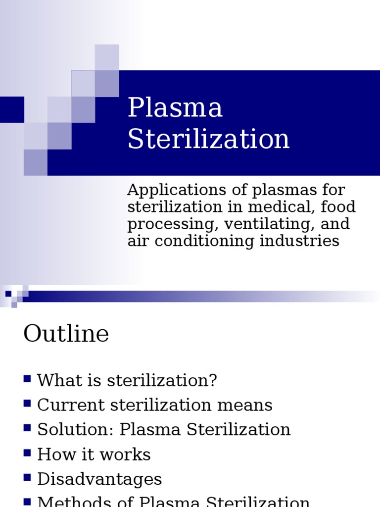 Plasma Sterilization | PDF | Sterilization (Microbiology) | Plasma ...