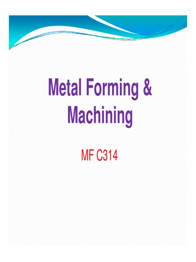 Slip Line Theory in Metal Forming | PDF