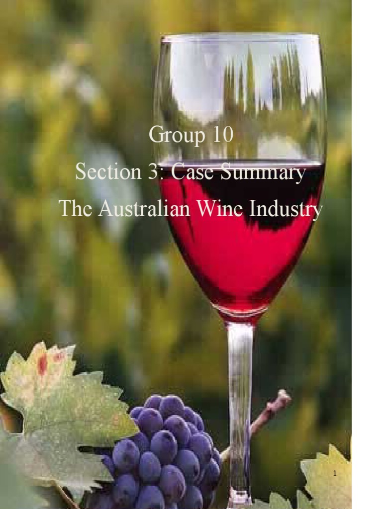 Australian Wine Market Analysis | PDF