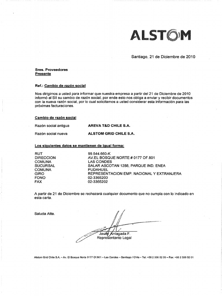 Carta Proveedores | PDF