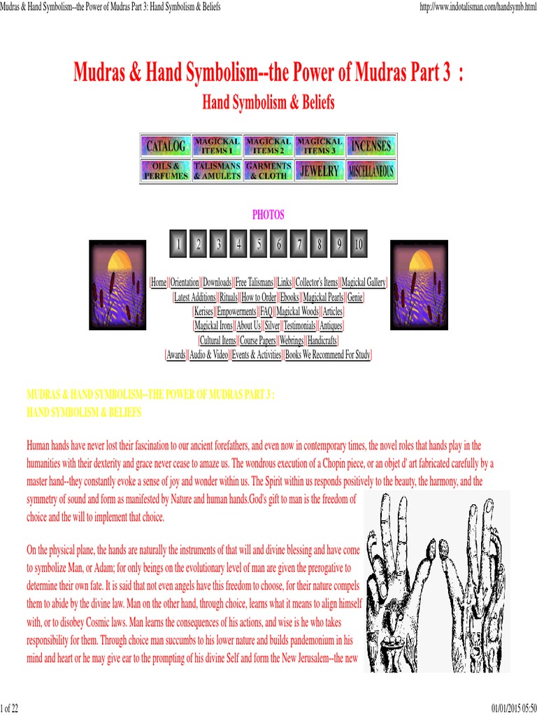 Mudras & Hand Symbolism - The Power of Mudras Part 3 - Hand Symbolism ...